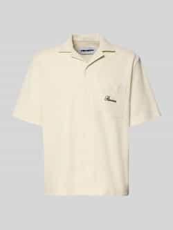 Review Regular Fit Freizeithemd mit Label-Stitching