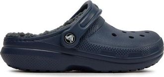 Crocs Pantoletten Classic Lined Clog 203591 Dunkelblau