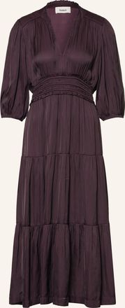 BA&SH Ba&Sh Satinkleid Cleli Mit 3/4-Arm lila