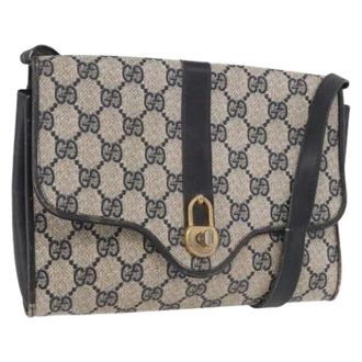 Gucci Sac bandouli&egrave;re vintage doccasion - Femme - Pre-owned - Bleu - Taille: ONE Size