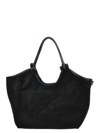 Anna Luchini Schwarz Rindsledertasche