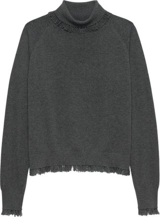Alchemist Femme, Pulls, Gris, Taille: 42/44 FR Col Roul&eacute; Oversize