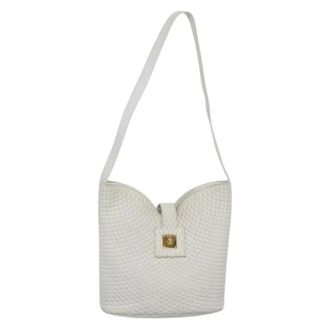 Bally Pre-owned Leder Schultertasche - - Pre-owned - Damen - Wei&szlig; - ONE SIZE