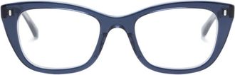 Ray-Ban Transparente Brille - Blau