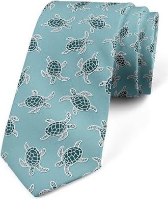 Generic Cravate Vert Turquoise Tendance Tie Classique Cravate Pour Hommes Pour Affaires Mariage Accessoires