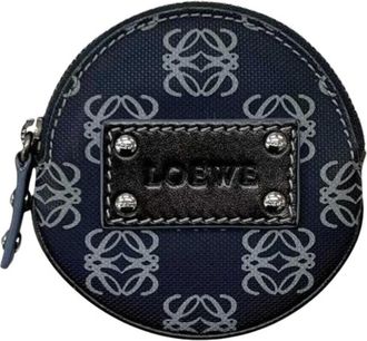 Loewe unisex, Pre-owned, Bleu, Taille: ONE Size Porte-monnaie Pre-owned