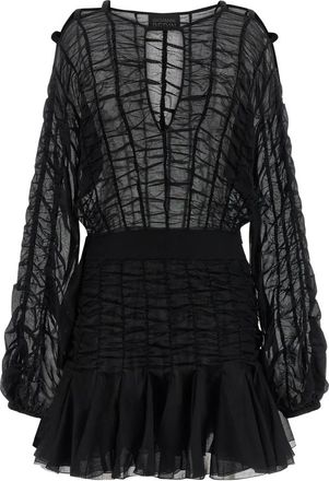 Giovanni Bedin Femme, Robes, Noir, Taille: 36 FR Mini-robe Smock