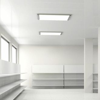 ETC Shop LED Einbaustrahler flach LED Einbaupanel quadratisch Einbau Deckenstrahler LED Deckenleuchte wei&szlig;, Aluminium, 36W 4320lm Tageslichtwei&szlig;, LxBxH