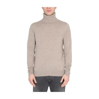 Ballantyne Homme, Pulls, Gris, Taille: XL Crossneck Ribbed Collar