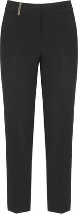 PESERICO Femme, Pantalons, Noir, Taille: 42 FR Cropped Pantalons
