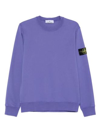 Stone Island sweat à patch logo - Violet