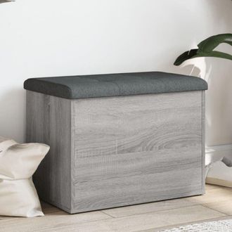 vidaXL Vidaxl - Banc de rangement sonoma gris 62x42x45 cm bois ding&eacute;nierie