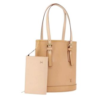 Louis Vuitton Sac seau Pre-owned - Femme - Pre-owned - Beige - Taille: ONE Size