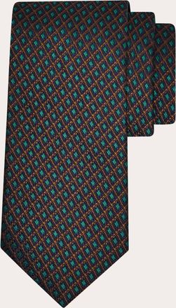 Ferragamo Herren Jacquard-Krawatte - Infinite Inspirations Mehrfarbig