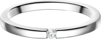 Glanzst&uuml;cke M&uuml;nchen Ring - Sterling Silber Ring Zirkonia - Gr. 48 - in Silber - f&uuml;r Damen