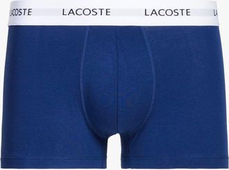 Lacoste Lot de trois boxers en coton m&eacute;lang&eacute;