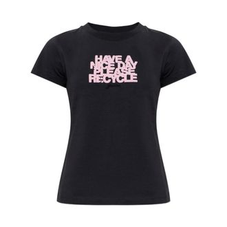 Ganni T-Shirt - - Tops - Damen - Schwarzk - M