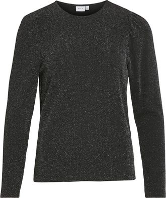 Vila Female Oberteil mit Langen Ärmeln Rundhals