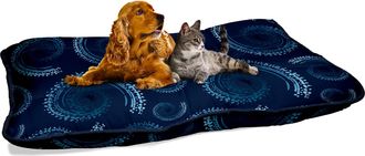 Italian Bed Linen Fantasy Gepolstertes Hundekissen Maxy, Vortex, 60x100cm
