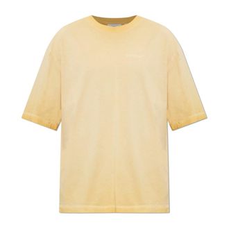 Off-white Logo-Print T-Shirt - - Tops - Herren - Orange - S