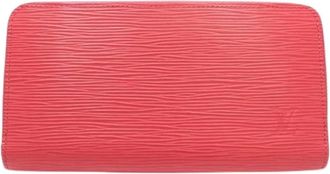 Louis Vuitton Portefeuille long Epi doccasion (pliant) - Femme - Pre-owned - Rose - Taille: ONE Size