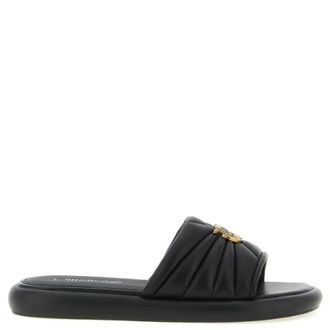 Pinko Pinko, Femme, Chaussures, Noir, Taille: 40 EU Love Birds Quilted Sandales