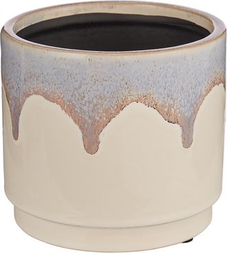 Butlers Blumenübertopf Ø14,5cm Painted | Übertopf aus Steingut mit schimmerndem Farbverlauf | Pflanzgefäß für Zimmerpflanzen, Kräuter & Blüten | Dekotopf für 