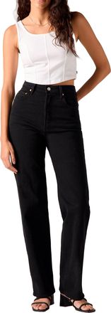Levi's Damen Ribcage Full Length Jeans, Black Sprout, 30W / 34L