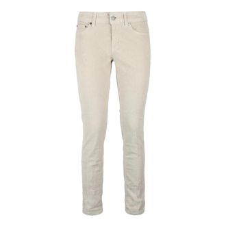 Dondup Monroe Velluto Hose - - Trousers - Damen - Beige - W26