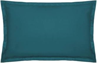 Atmosphera Atmosphera - Taie doreiller en Coton - Bleu Canard 50x70 cm