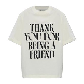 Ami Boxy Fit Kurzarm-T-Shirt - - Tops - Damen - Beige - S