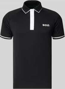 HUGO BOSS Regular Fit Poloshirts mit Kontrastdetails