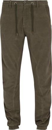 Urban Classics Herren Corduroy Jog Pants Hose,, per pack Gr&uuml;n (olive 00176), W30 (Herstellergr&ouml;&szlig;e: S)