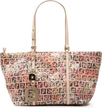 Fendi 2010-2025 Mini Zucchino Canvas Floral Superstar tote bag - Mehrfarbig