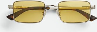 Bottega Veneta Lunettes De Soleil Rectangulaires Classic - Bottega Veneta