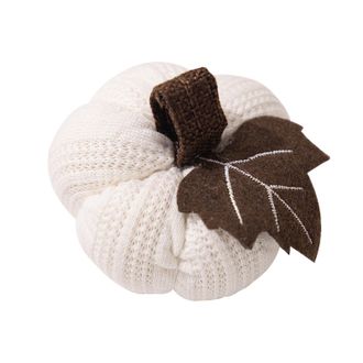 Generic Dekorative K&uuml;rbisse f&uuml;r den Tisch: Strickk&uuml;rbis f&uuml;r die Herbstdekoration, orangefarbene K&uuml;rbisse, Herbstdekoration, animierte Herbstdekoration in Oran