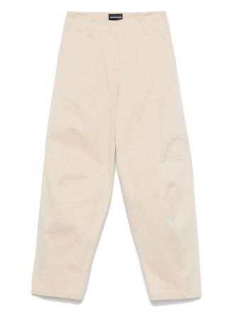 Emporio Armani pantalon &agrave; coutures apparentes - Tons neutres