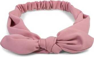 styleBREAKER Haarschmuck Einfarbiges Haarband mit Schleife
