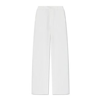 Dsquared2 Weitgeschnittene Faltenhose - - Trousers - Damen - Wei&szlig; - M