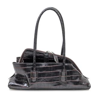 The Attico La Passeggiata Small Top Handle Bag - - Bags - Damen - Braun - ONE SIZE