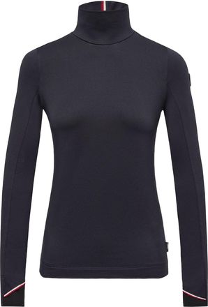 Moncler Moncler Pull &Agrave; Col Roul&eacute; En Polartec, Femme, Bleu, Taille: Xs