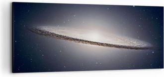 Arttor Wandbilder Dekoration Wohnzimmer Galaxis Kosmos Universum Panorama Bilder auf Leinwand 120x50cm Leinwandbild Schlafzimmer K&uuml;che Wand Kunstdruck Art Gr