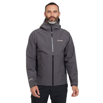 Berghaus Bramblfell Gore-Tex InterActive Jacke f&uuml;r Herren, Grey Pinstripe,Tiefschwarz, 50