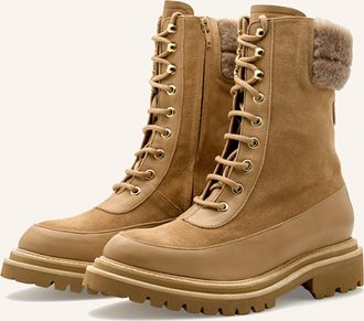 Lottusse Lottusse Schn&uuml;rstiefel Covent beige