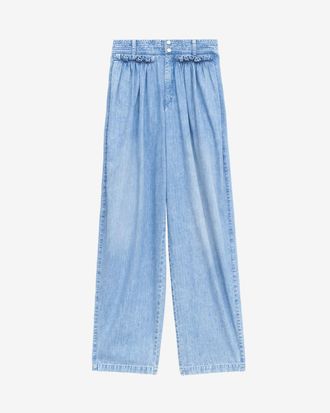 Isabel Marant Pantalon Inaya - Femme - Bleu Clair - Taille42 - Isabel Marant