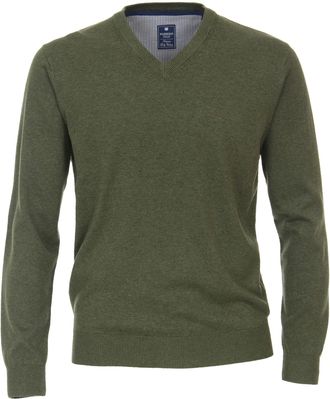 Redmond Herren Pullover mit V-Ausschnitt (600), Größe:XXL, Farbe:Grün (622)