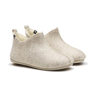Walk In Pitas | RIKA | Filzpantoffeln f&uuml;r Damen | Hausschuh | Slipper | Bequeme Schlappen | Mules Geschlossene rutschfeste | Winter Clogs Gef&uuml;ttert | Walkinpitas-Sc