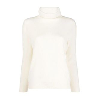 Brunello Cucinelli Rollkragenpullover aus Kaschmir - - Knitwear - Damen - Wei&szlig; - L