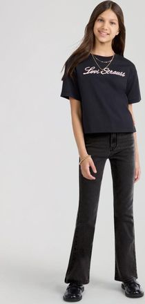 Levi's Ado Jean 726 Taille Haute Flare - Femme - Noir / High Roller - 10A