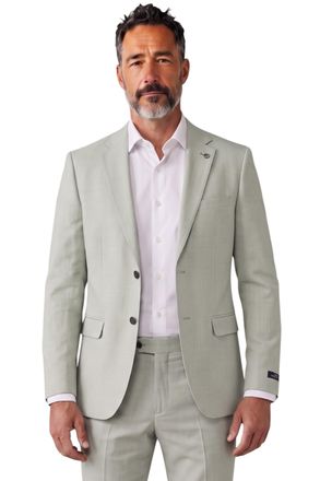 PAUL ANDREW Herren-Blazer in Salbeigr&uuml;n, tailliert, formell - Belmount